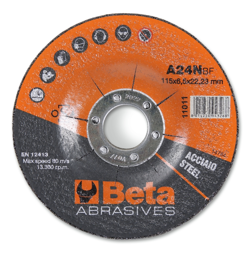 Beta 110110125 11011 125X6.5-Brasher disc Continuous 125 Ø mm