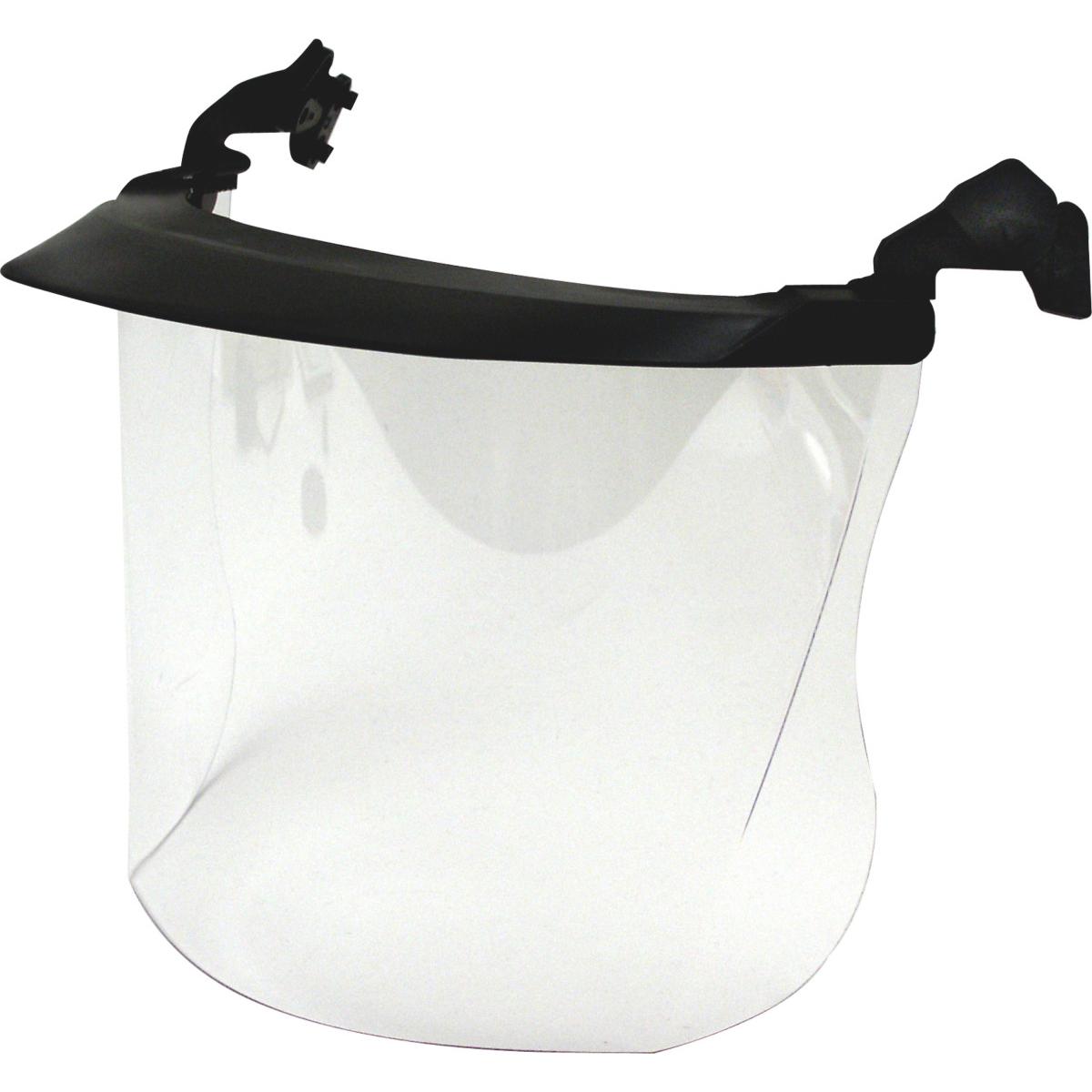 3M 7000108165 Face shield, short visor, polycarbonate, clear, V4FK
