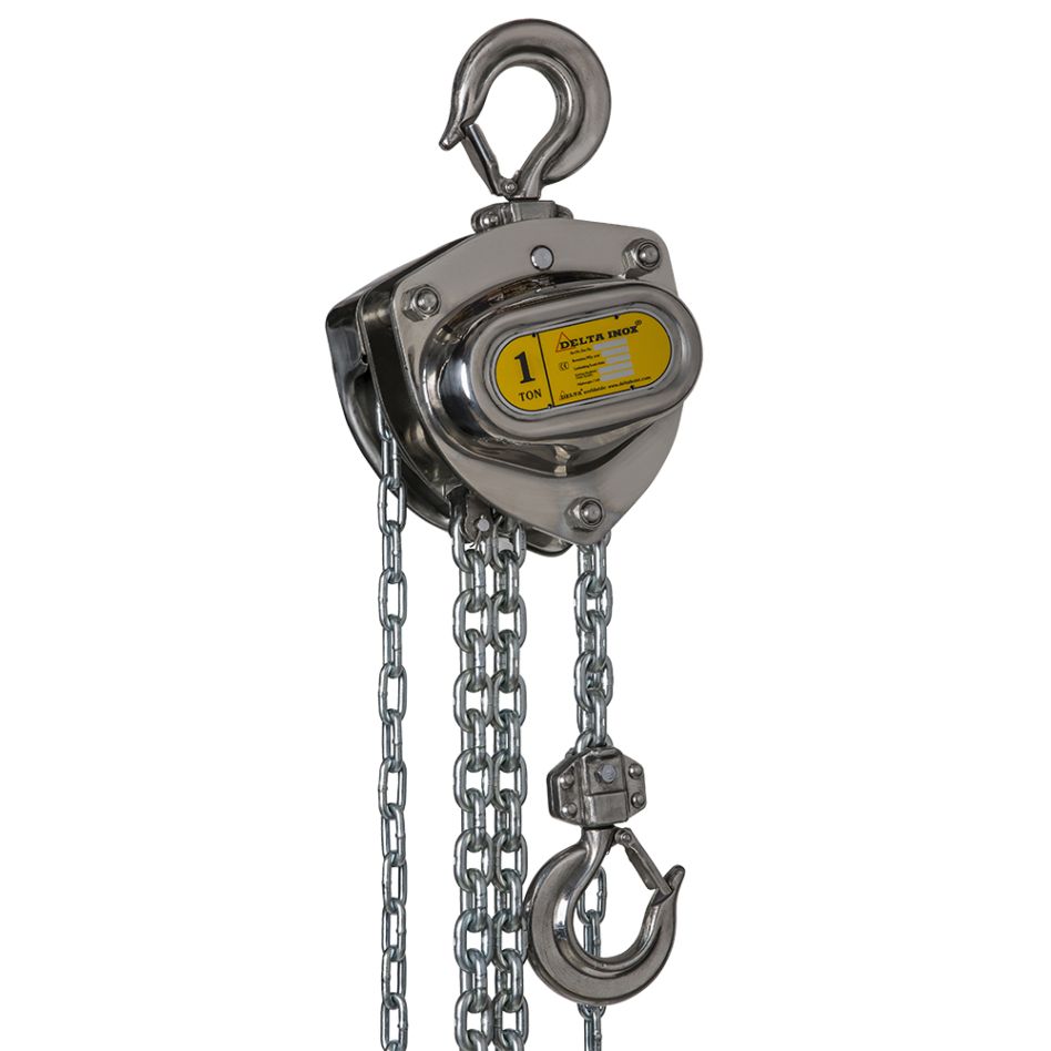 Delta DSS.0.06601006 INOX Hand chain hoist stainless steel with ...