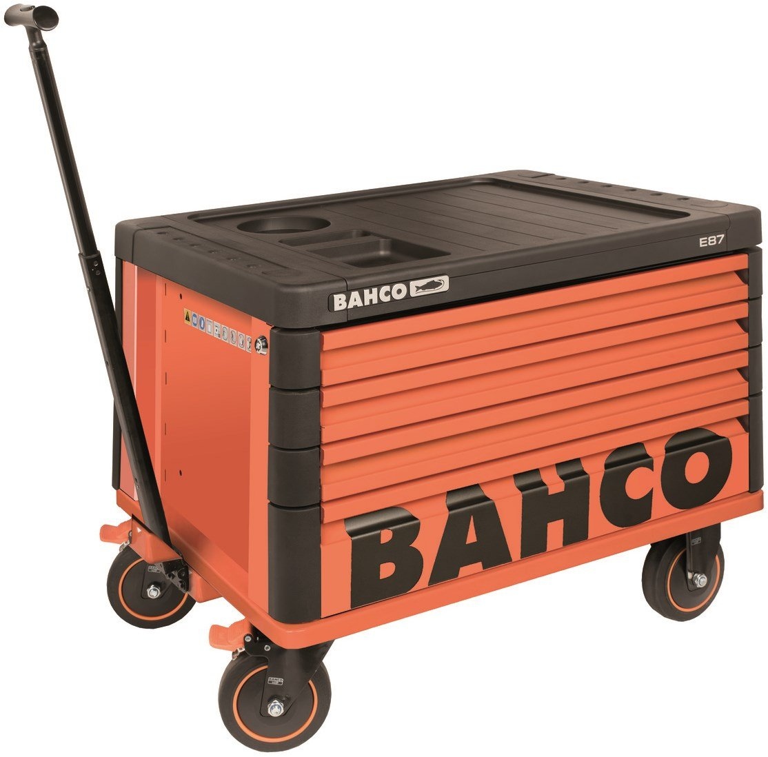 Bahco 1487K4W Top Cabinet 4 Drawers Orange