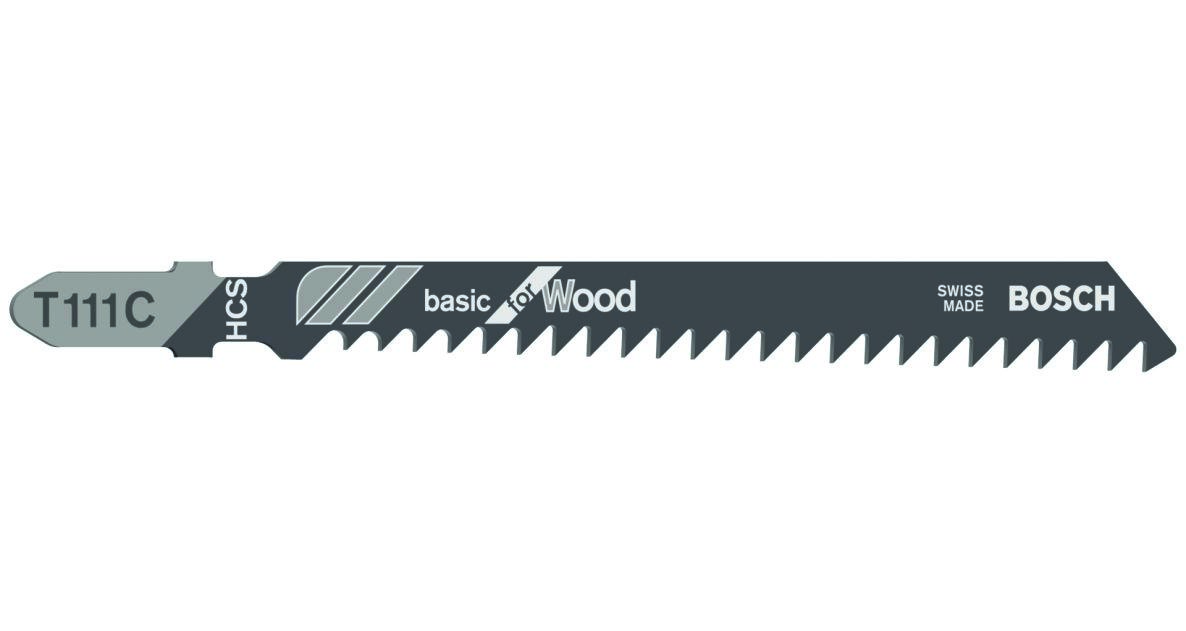 Bosch Professional Accessories 2608630033 T111C Jigsaw blades T - Shaft ...
