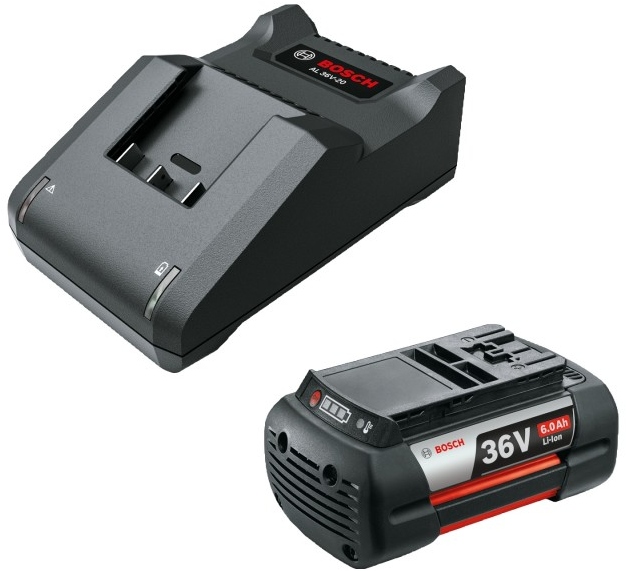 Bosch DIY F016800636 Starter battery kit Incl. 6 Ah and charger in box