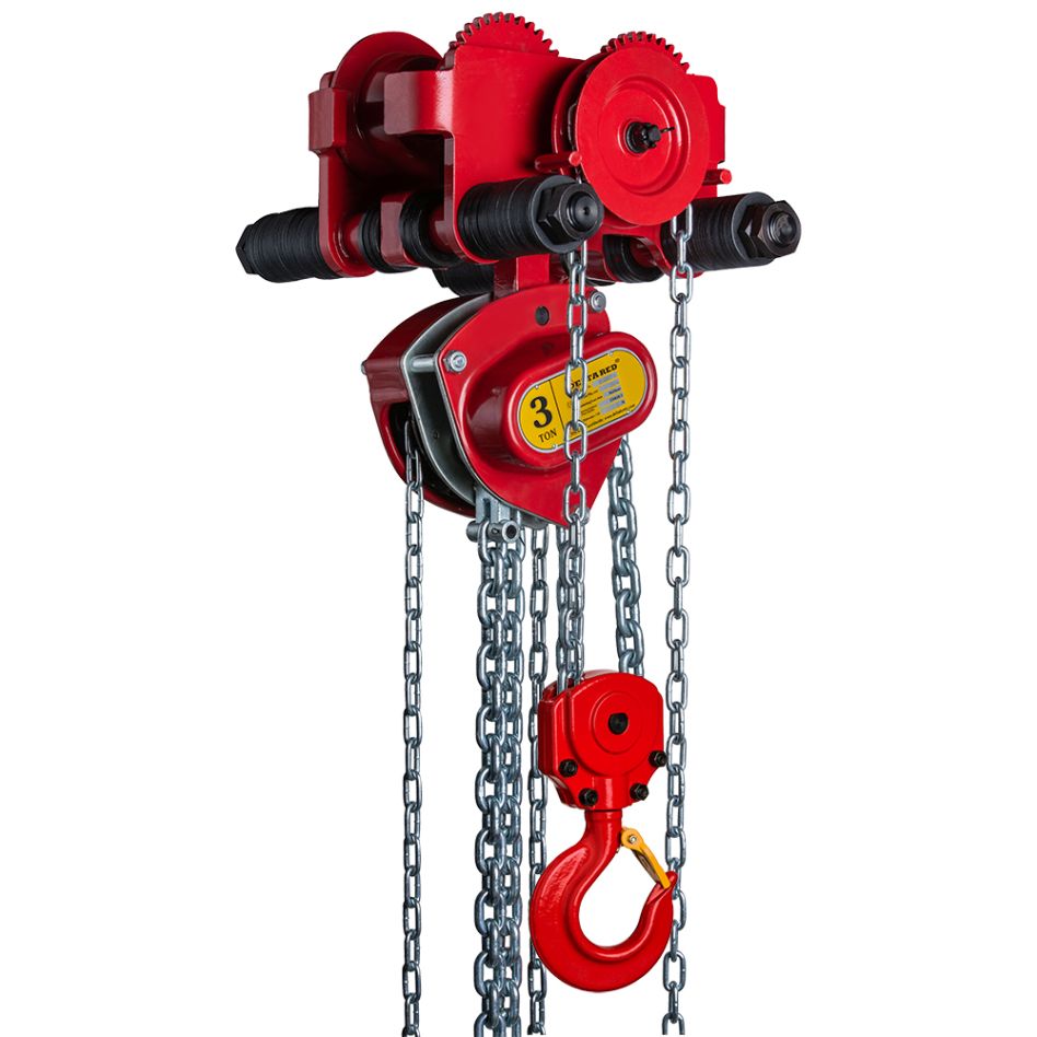DELTA RED DR.0.09103003 Hand chain hoist with overload protection in ...