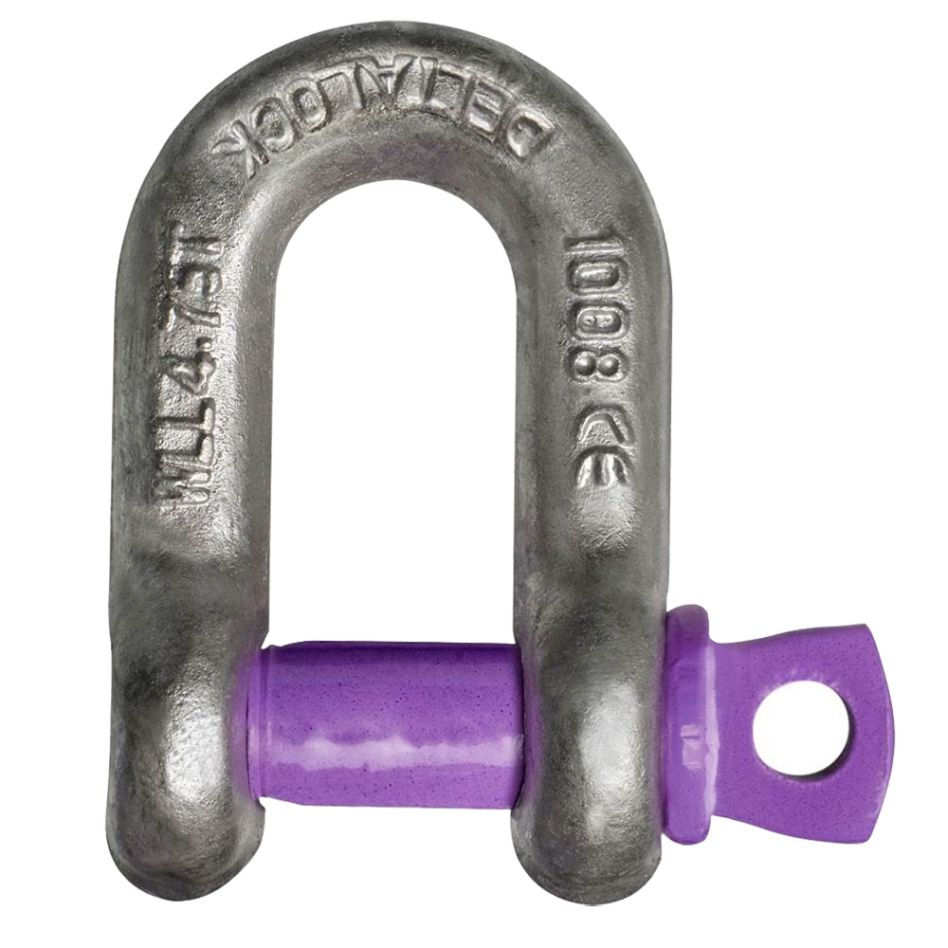 DELTALOCK SH.EN02.02.00 D-lock with breast bolt 2 tons