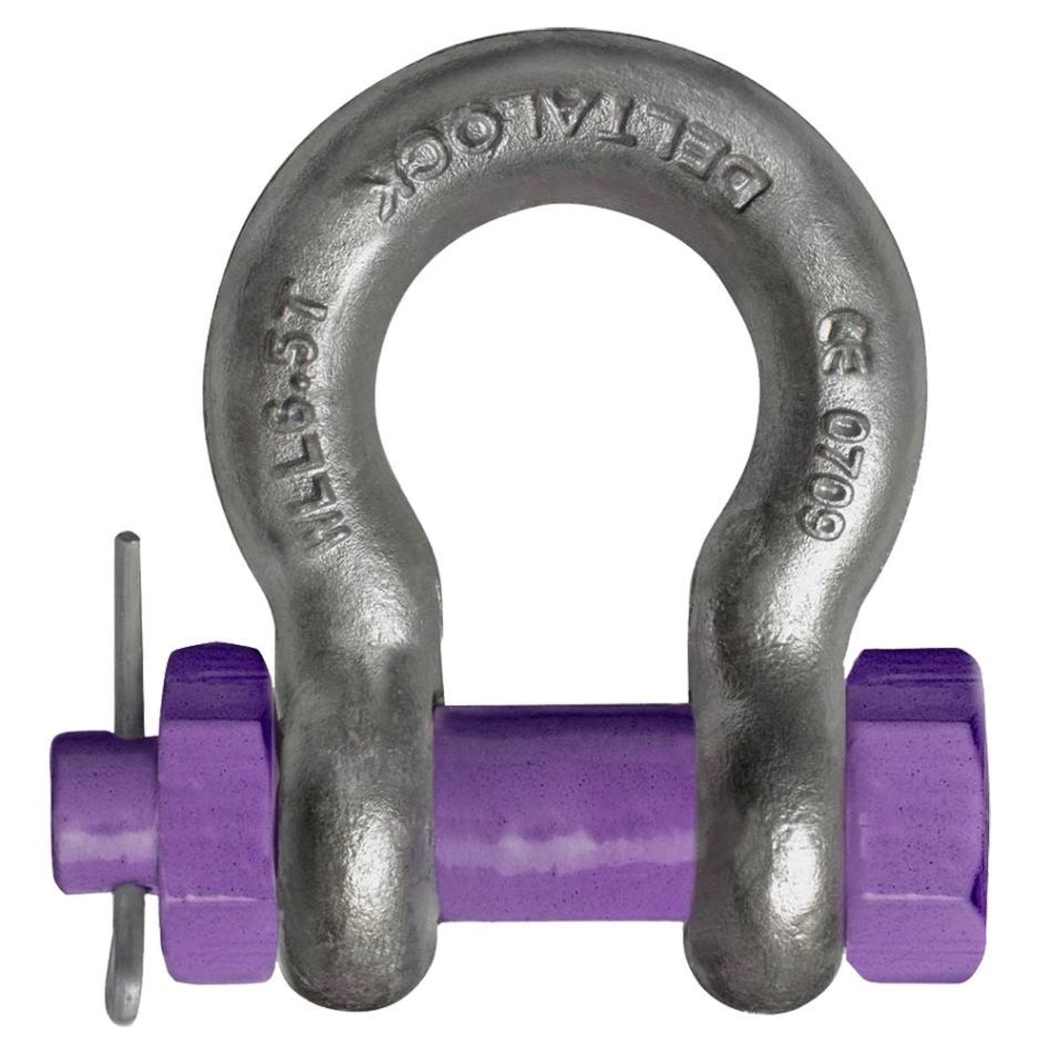 DELTALOCK SH.EN03.001 Harp shackles with nut bolt 1 tonne
