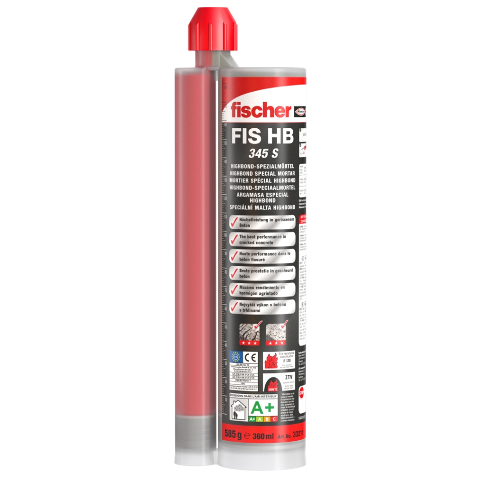 Fischer 033211 Highbond Injection Mortar FIS HB 345 S