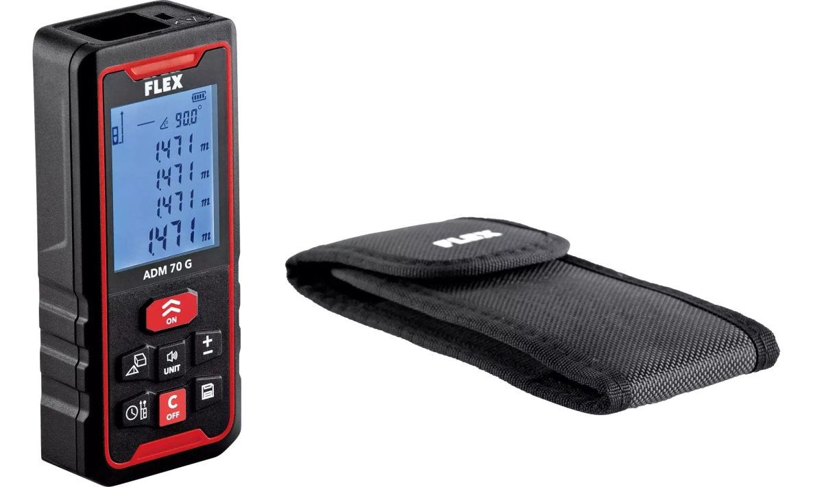 Flex-tools 518956 ADM 70 G Laser Distance Meter 70 meters