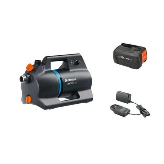 Gardena 14610-20 Battery Sprinkler Pump 3000 18V P4A Set incl. 4 Ah and ...