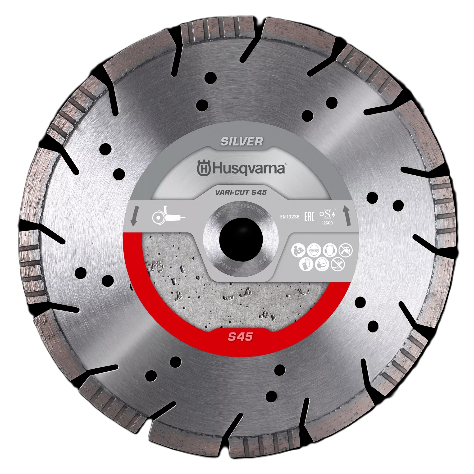 Husqvarna 579807580 Vari-Cut S45 Diamond saw blade dry Universal 230 mm