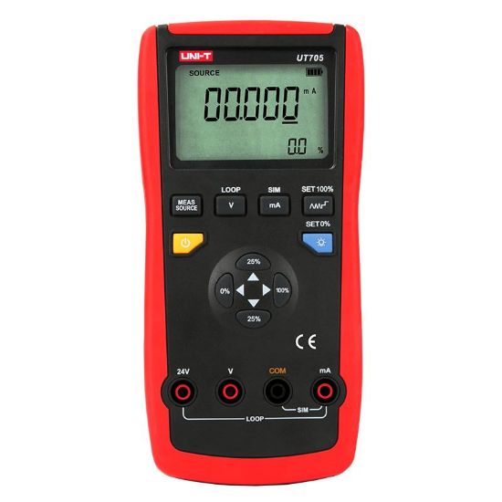 UNI-T UT705 Loop calibrator for generating/simulating 0-24Vdc / 0-24mA