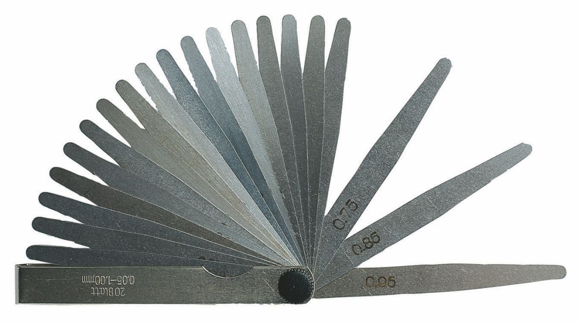 MIB 08078006 Precision feeler gauge range 0.05-1.0 mm 13 blades