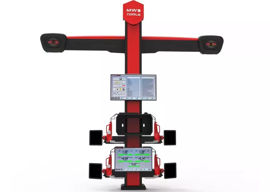mwtools 724562979 UA3D600 Alignment device 3D 5MP incl 2 monitors and AI