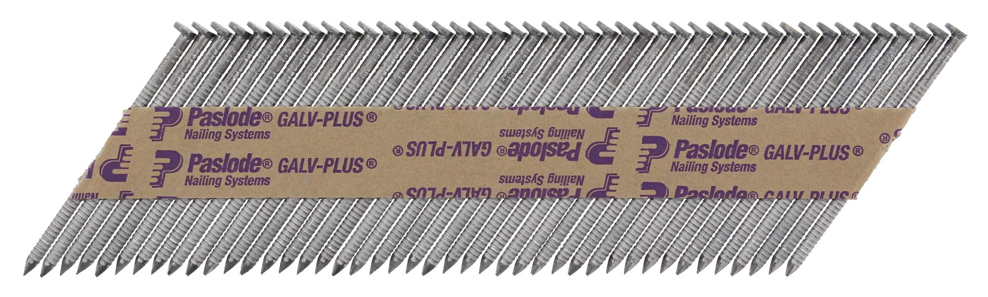 Paslode Fasteners 141227 Paper Bond Strip Nails 3.1x75 ring GALV-PLUS ...