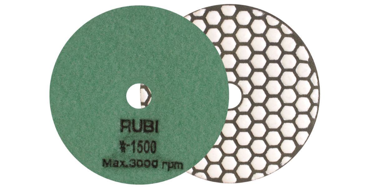 Rubi 62975 Sanding and polishing pad Ø100 mm grit 1500