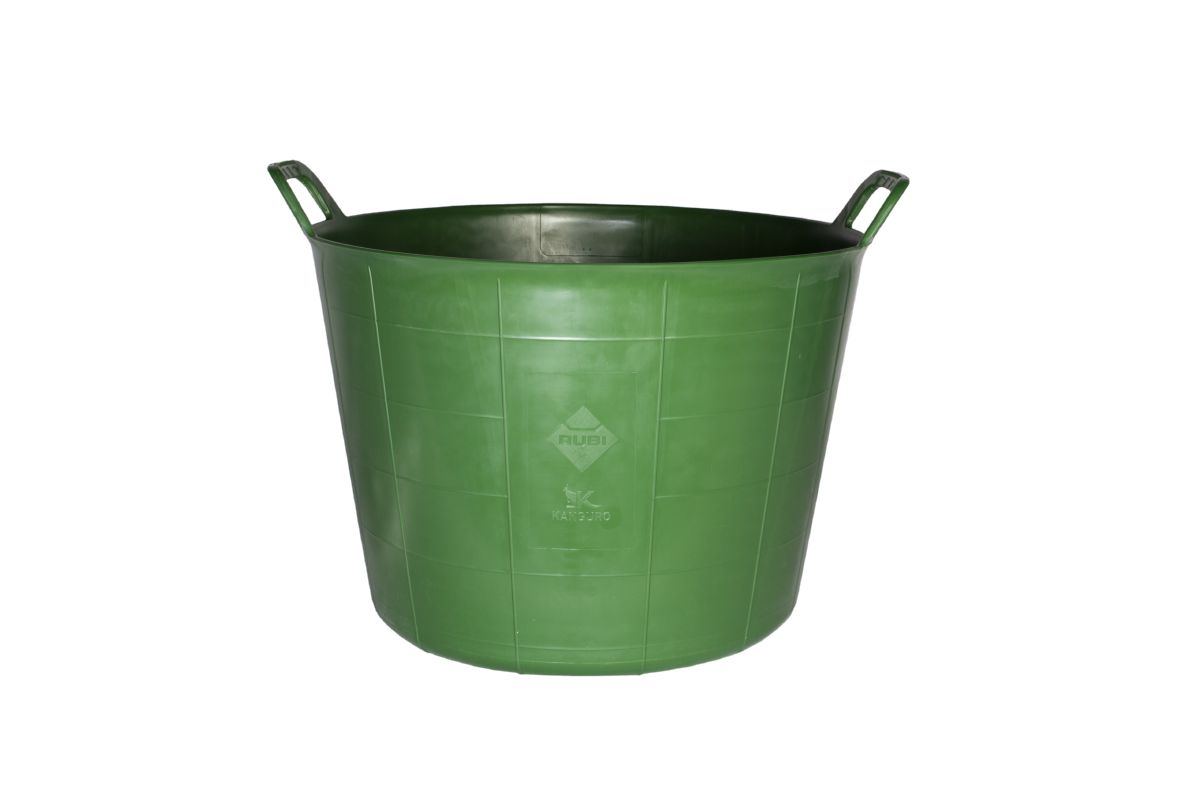 Rubi 88728 FLEXTUB No. 3 Reinforced plastic tub green 40L