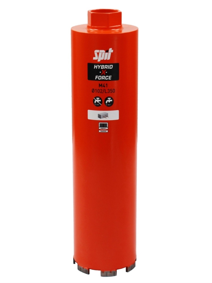 Spit Accessories 654716 HYBRID-X-FORCE Diamond drill bit Dry and wet ...