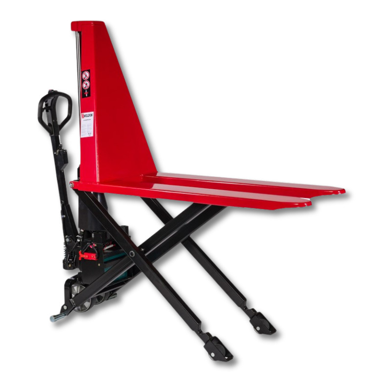 Weldon E1000SPW-ACX Electric Scissors pallet truck 1000kg poly single ...