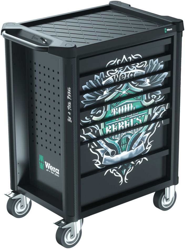 Wera 05150130001 9700 Tool Rebel workshop cart 1, 78-piece