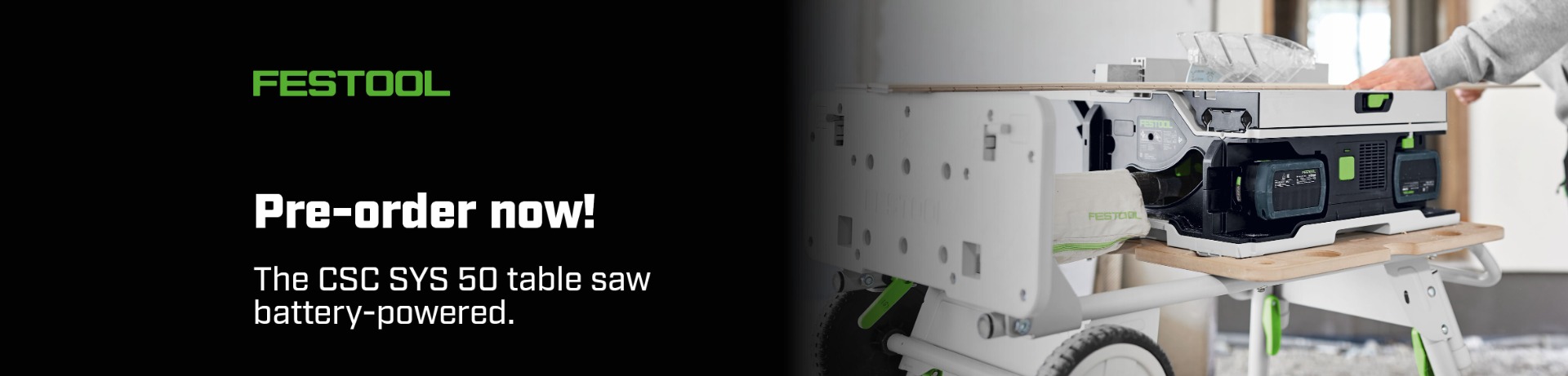 Festool cordless table saw